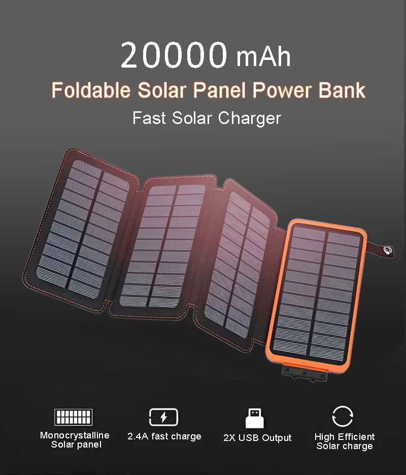 Foldable-Solar-Panel-Power-Bank-Portable-Charger-Large-Capacity ...