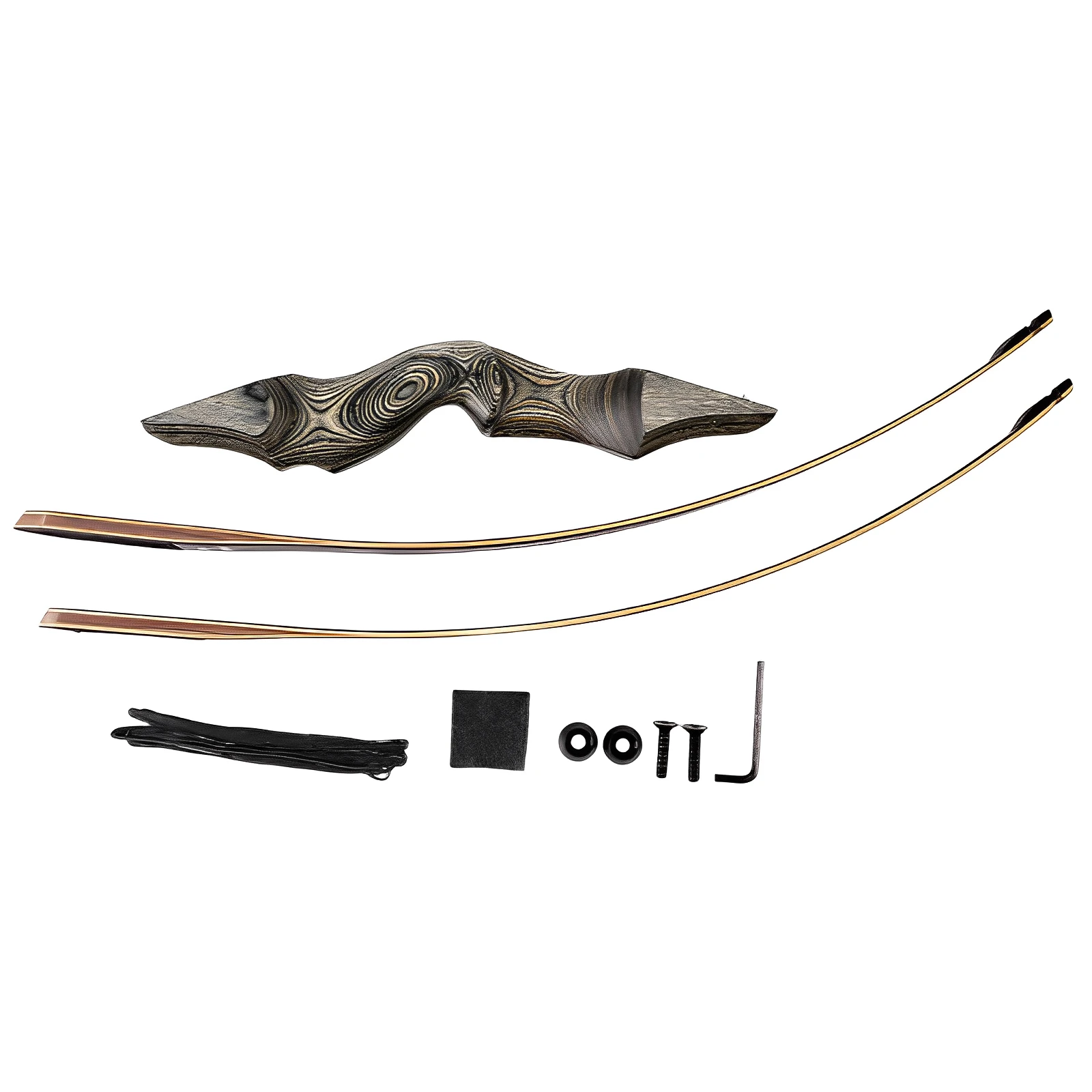 Long-bow-Junxing-Black-Hunter-60-Take-Down-Right-Hand-Hunting-Bow-F172 ...