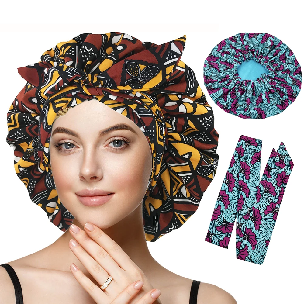 African Hair Cap Women | Ankara Bonnet Freeshiiping | African Bonnets ...