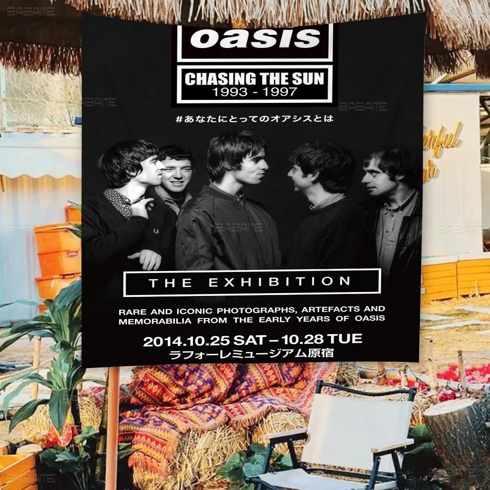 Hot-Oasis-band-Large-Size-Flags-Printing-Patterns-Interesting-Birthday ...