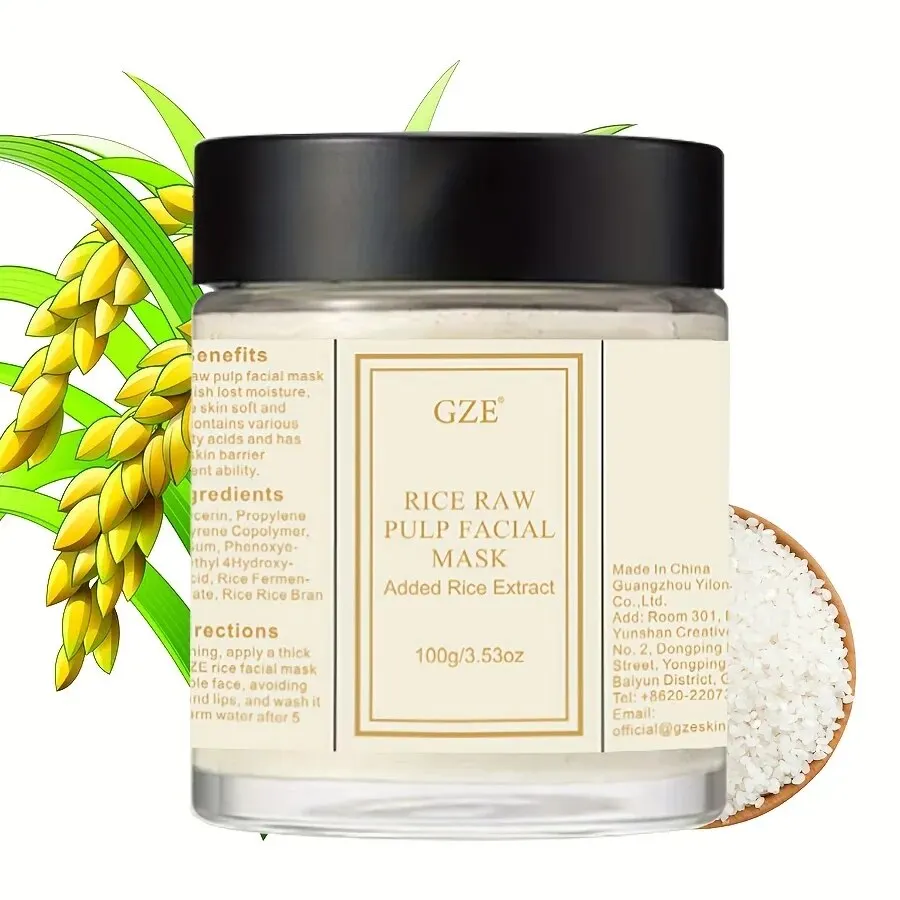 Moisturizing-Rice-Raw-Pulp-Face-Mask-with-Rice-Extract-Tightens-Pores ...