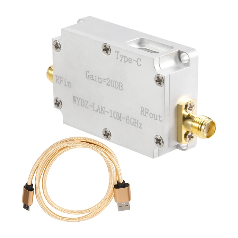 10M-6Ghz-Low-Noise-Amplifier-Gain-High-Flatness-LNA-RF-Signal-Driving ...