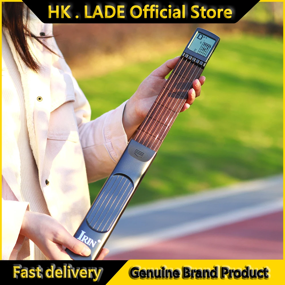 Pocket Guitar Chord Trainer Guitar Practice Tool with Screen 6 Frets ...