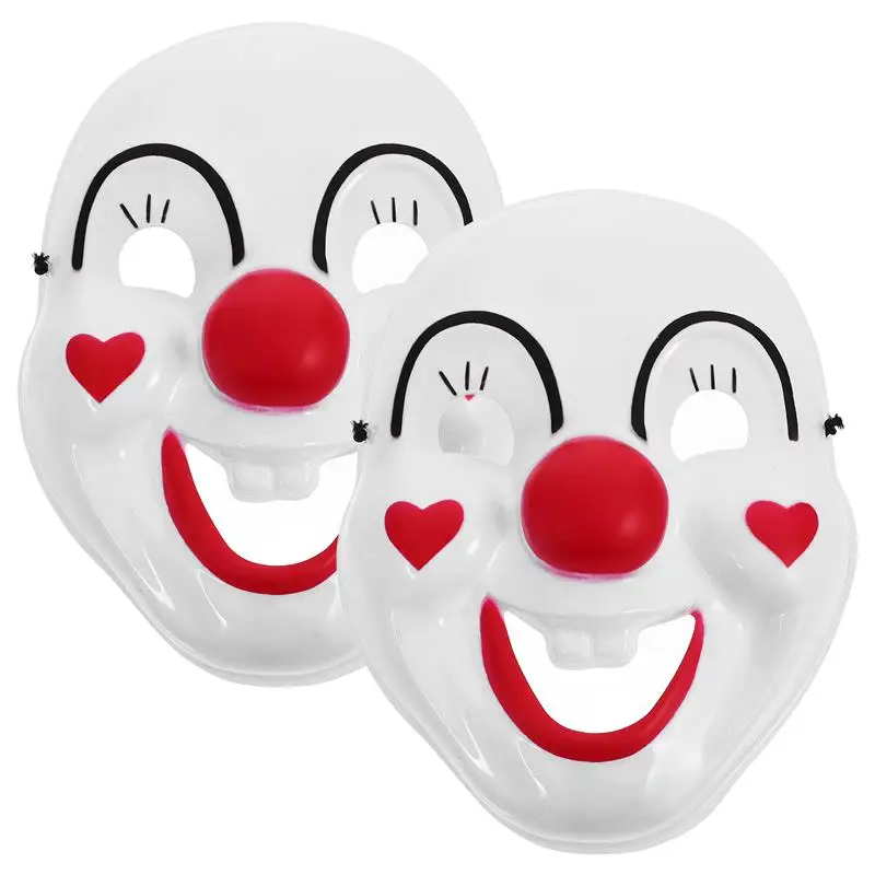 2pcs-Halloween-Clown-Mask-Carnival-Party-Happy-Clown-Mask-Creepy-Funny ...