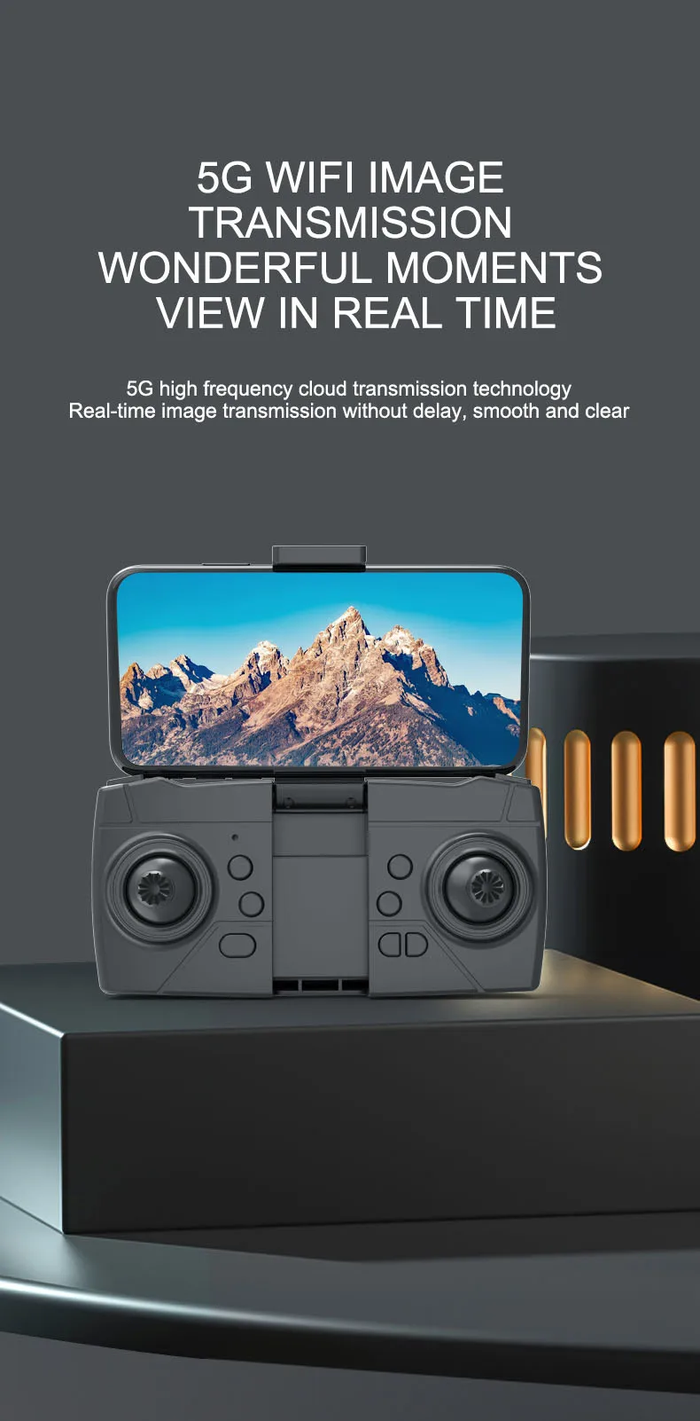 HK89 UAV professional 4K HD dual camera GPS 5G WIF wide-angle FPV ...