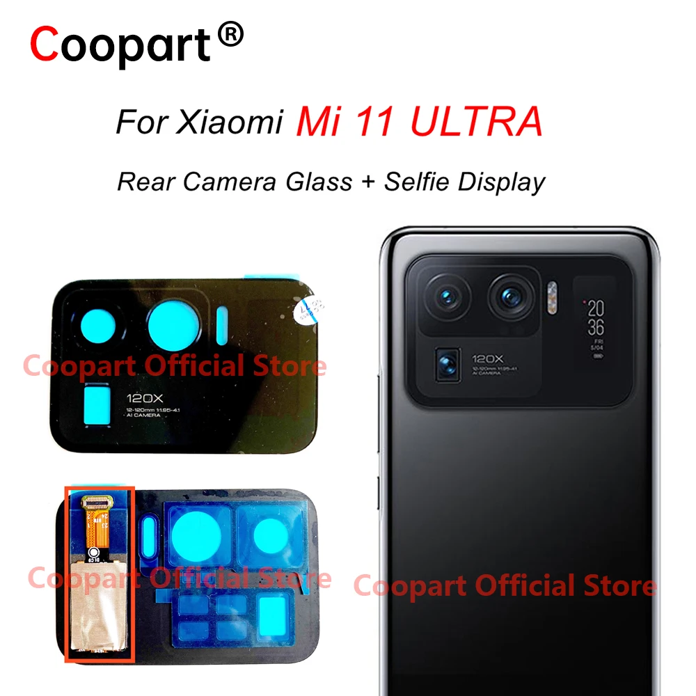 Rear Back Camera Glass Lens With Second Secondary Display Small 2nd LCD ...