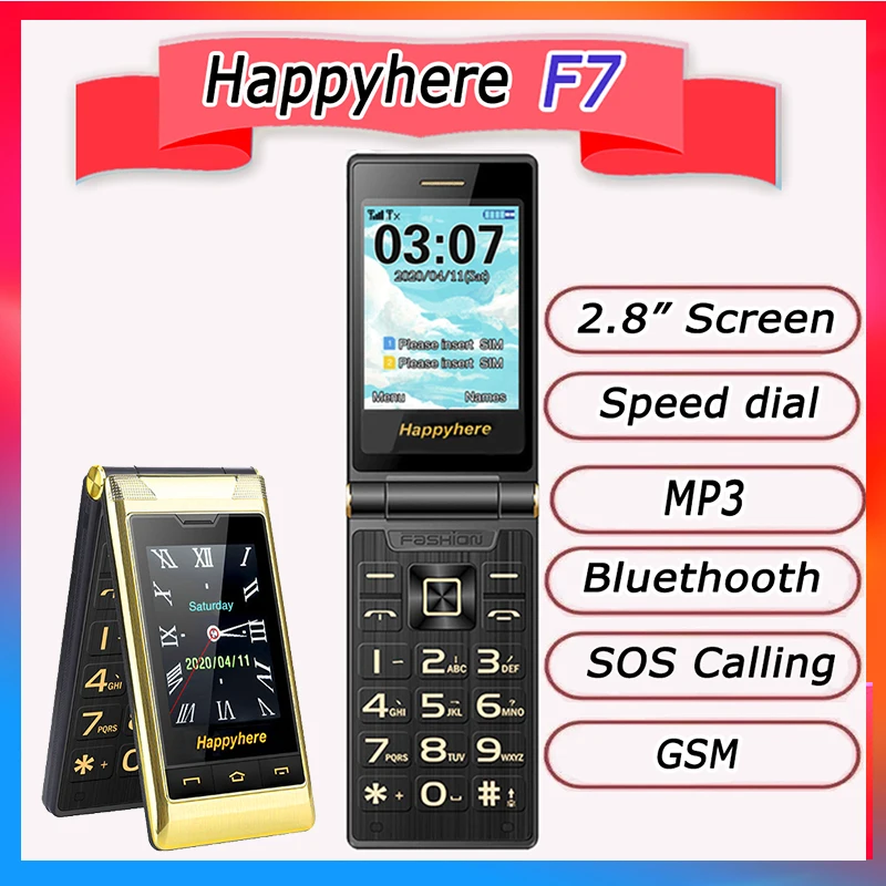 Happyhere-F7-dock-2-8-Dual-Screen-cell-phone-Dual-SIM-One-key-Call-FM ...