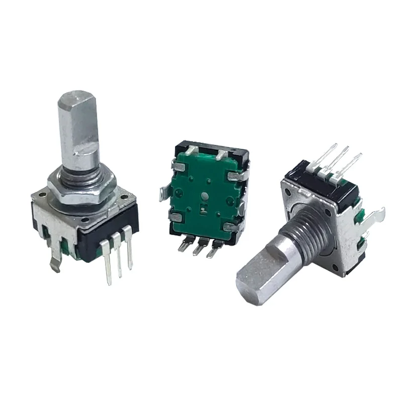 5PCS 360 Rotate EC12 Smooth Encoder Switch without poitioning damping ...