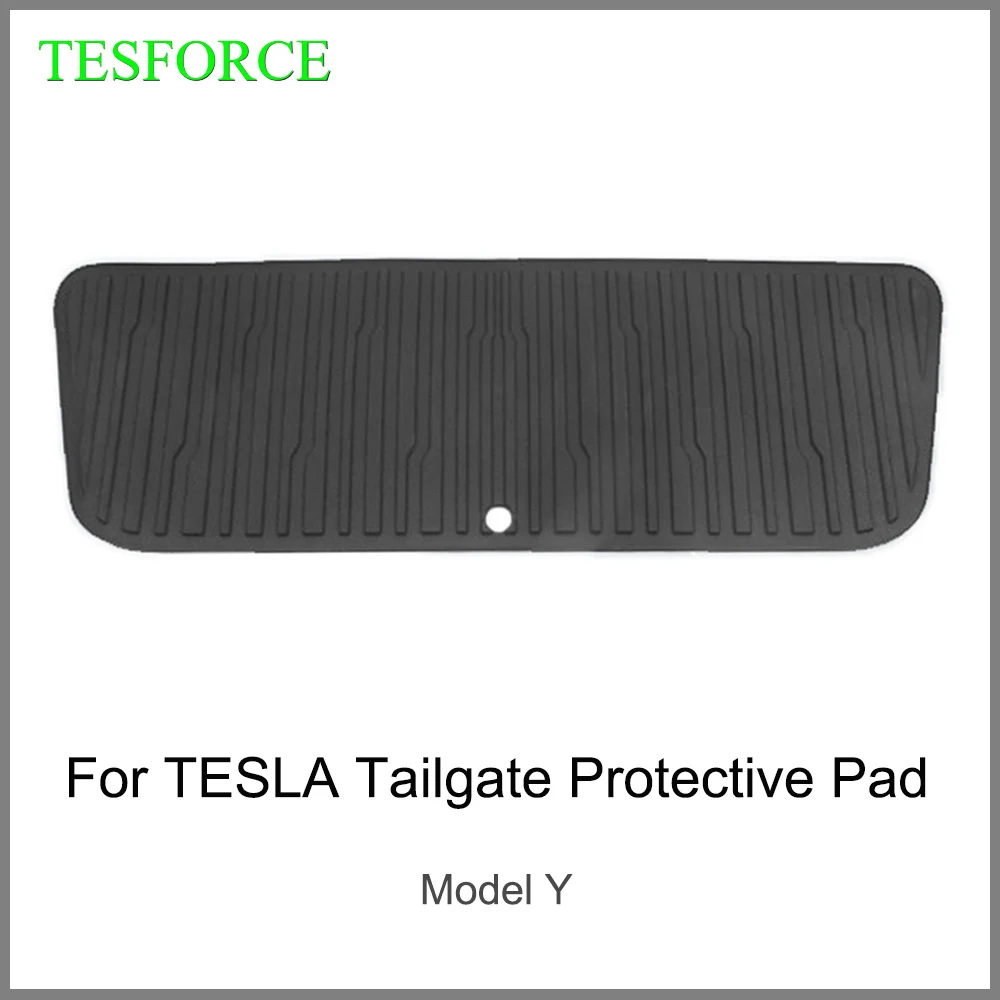 For-Tesla-Model-Y-2021-2023-Rear-Trunk-Tailgate-TPE-Leather-Protective ...