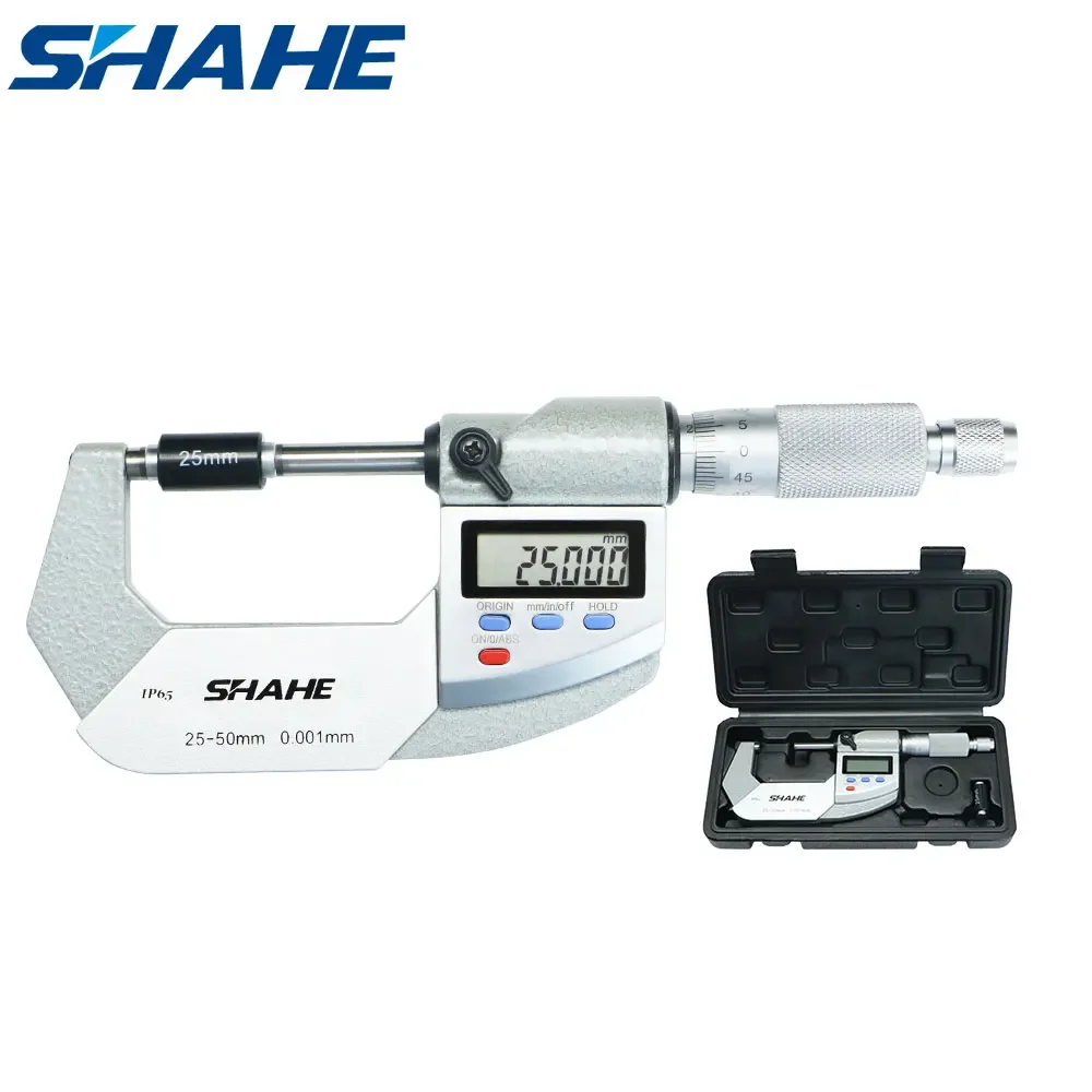 Shahe-IP65-Waterproof-25-50-mm-Outside-Micrometer-Electronic-0-001-mm ...