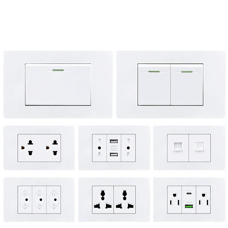 Brazil-White-Universal-20A-Socket-with-Usb-Smart-Type-c-20W-Fast ...