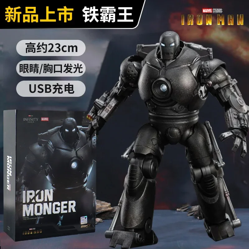 Figura de acción de 23 cm con luz LED de Zd Toys, Iron Monger Man ...