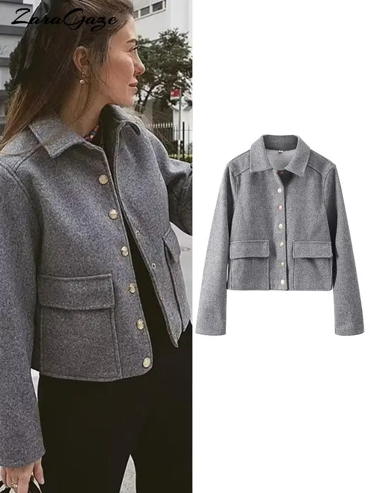 Cropped Bomber Casacos Para As Mulheres 2023 Primavera Casaco Curto ...