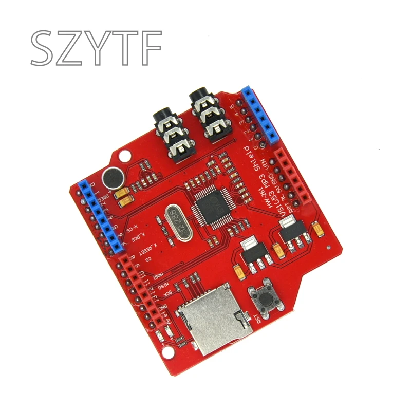 VS1053 VS1053B Stereo Audio MP3 Player Shield Record Decode Development Board Module With TF ...