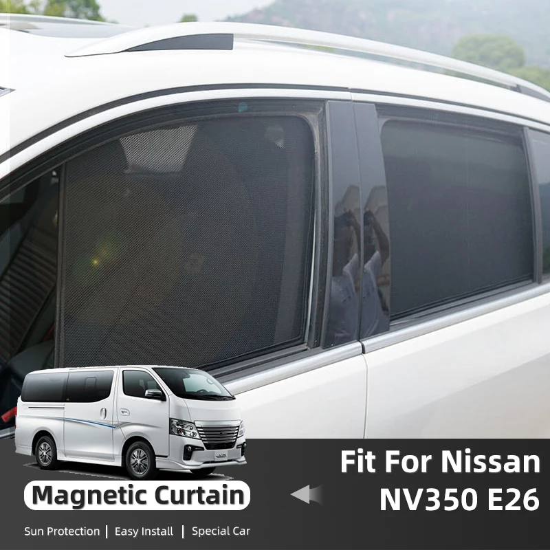 For-Nissan-NV350-E26-Urvan-Caravan-VAN-2012-2023-Magnetic-Car-Sunshade ...