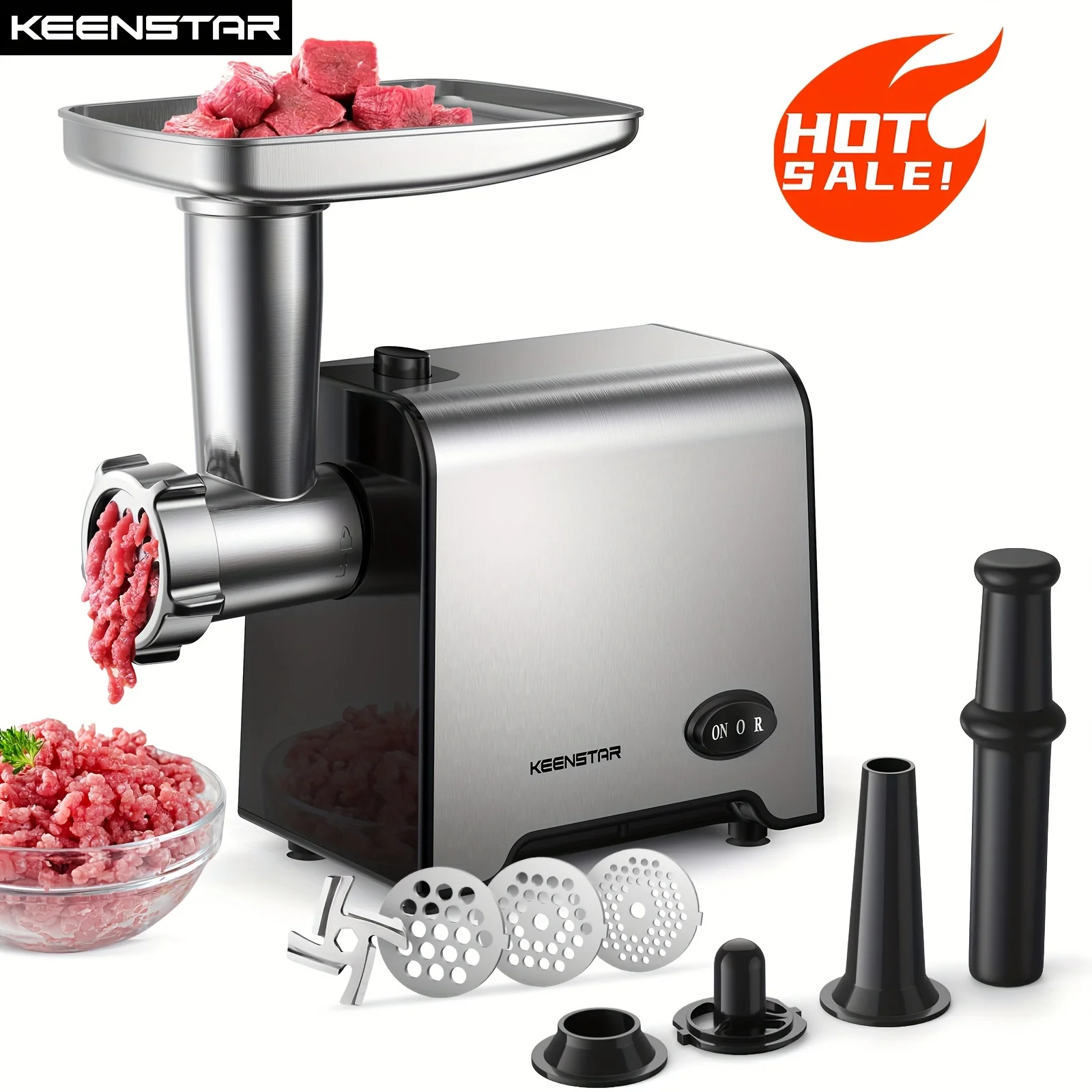 heavy-machine-maquina-de-moler-carne-electrica-with-Blade-3-Plates ...