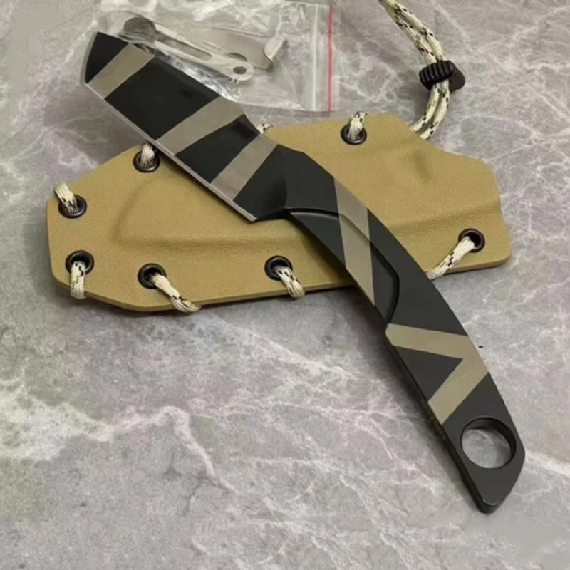 Paodin-Exr-NK3-Desert-Camo-Straight-Fixed-Blade-Knife-N690-Blade ...