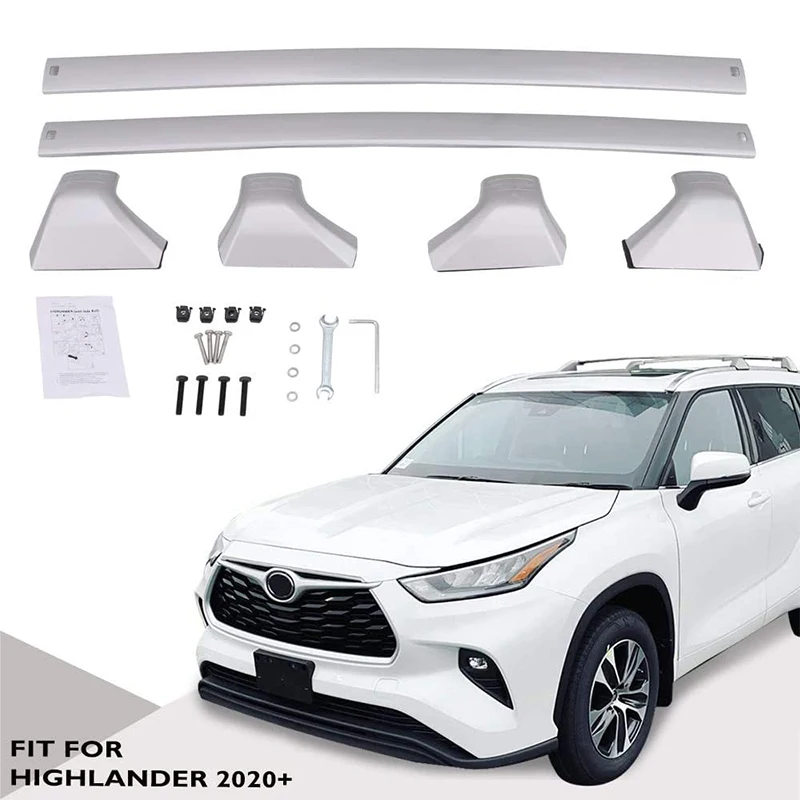 Car Roof Luggage Rack For Toyota Highlander Xle & Limited & Platinum ...