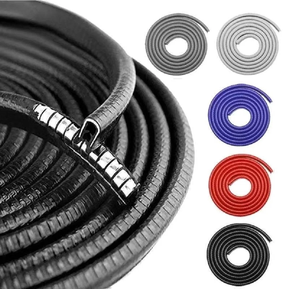 1-5-10M-Car-Door-Anti-Collision-Strip-with-Steel-Disc-Bumper-Trim-Edge ...