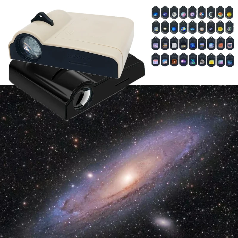 Ins Moon Projection Lamp Atmosphere Galaxy Light Night Light Projector ...