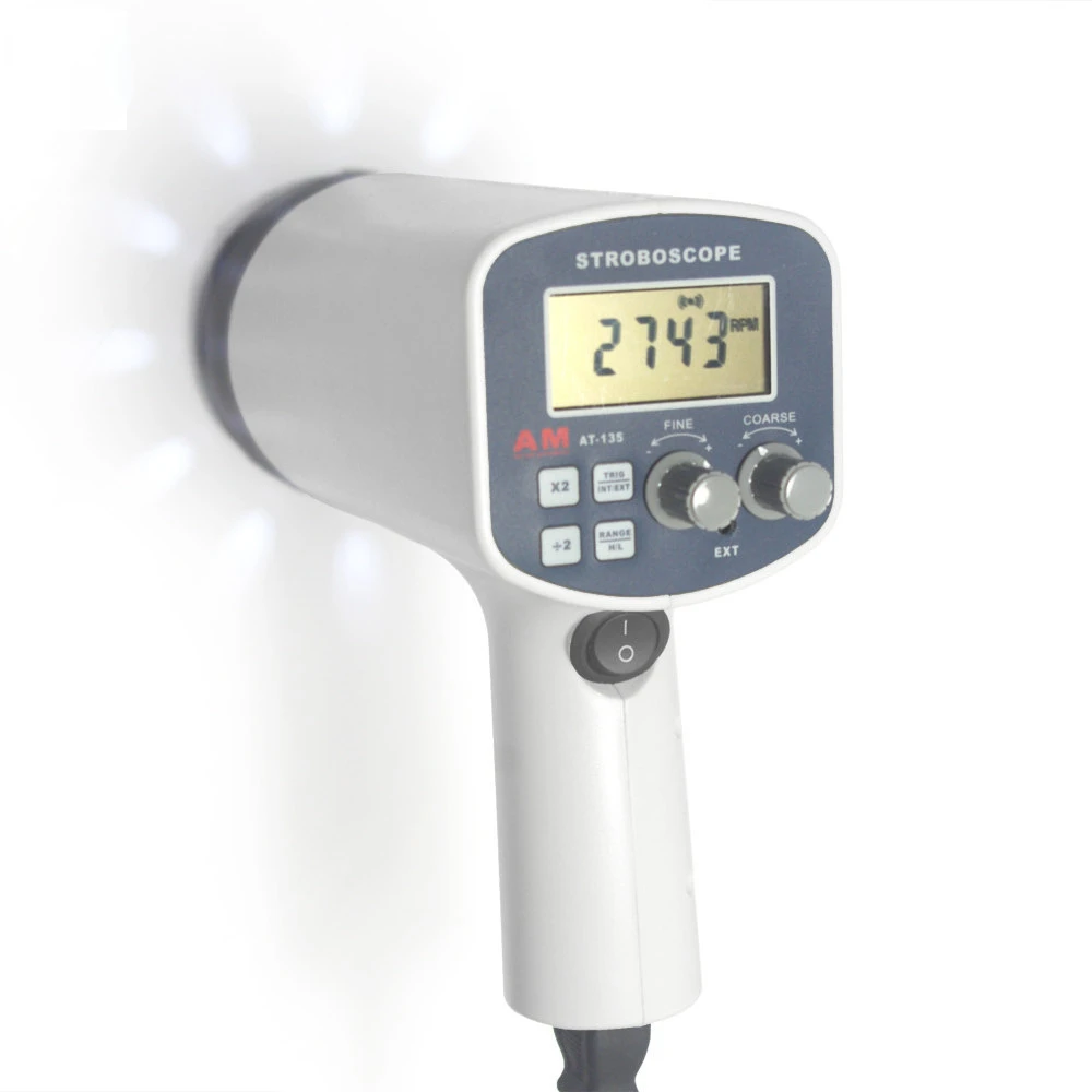 Digital and Portable Tachometer Stroboscope