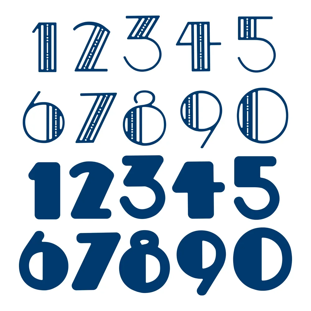 Metal-Cutting-Dies-number-die-set-For-DIY-Scrapbook-Cutting-Die-Paper ...