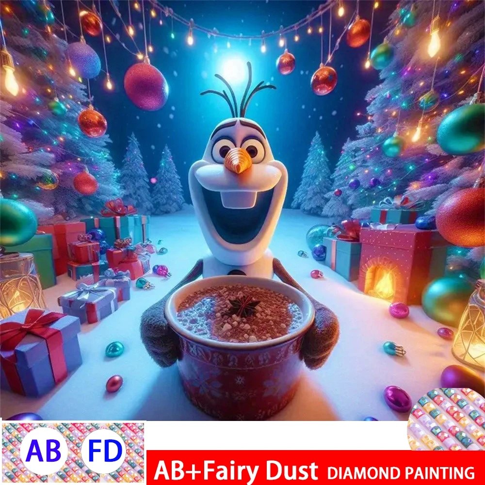 AB-Fairy-stof-Disney-Cartoon-DIY-Diamond-Frozen-Olaf-Moza-ek-Winter ...