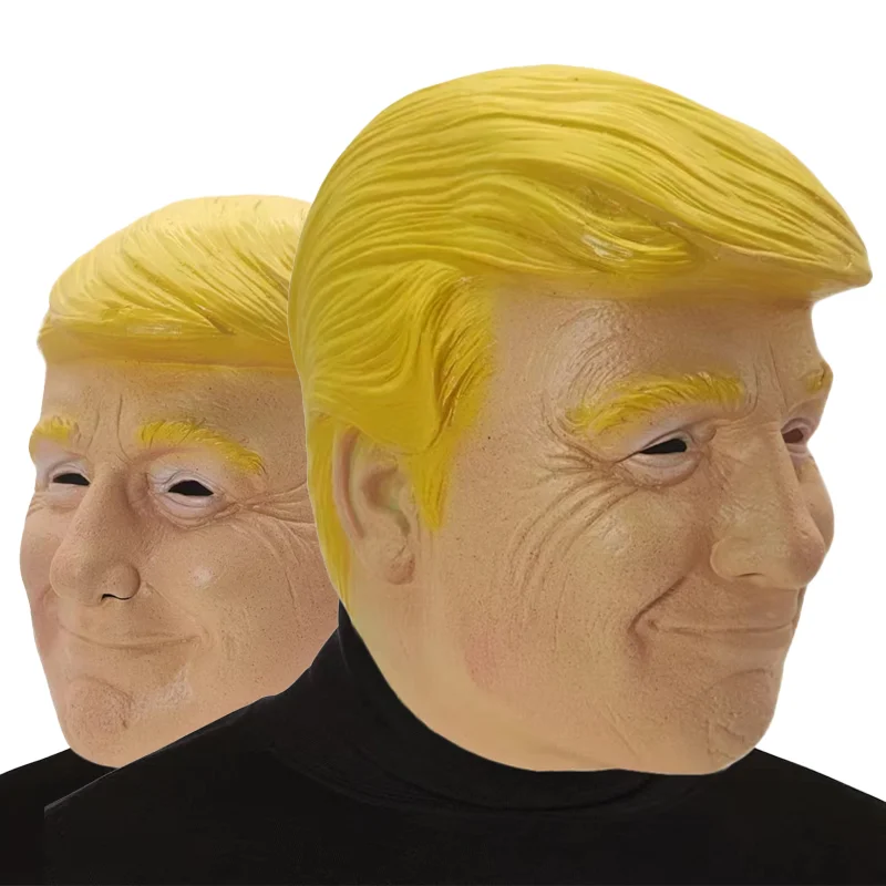 Trump-headgear-mask-latex-full-face-dress-up-character-mask-prom-party ...