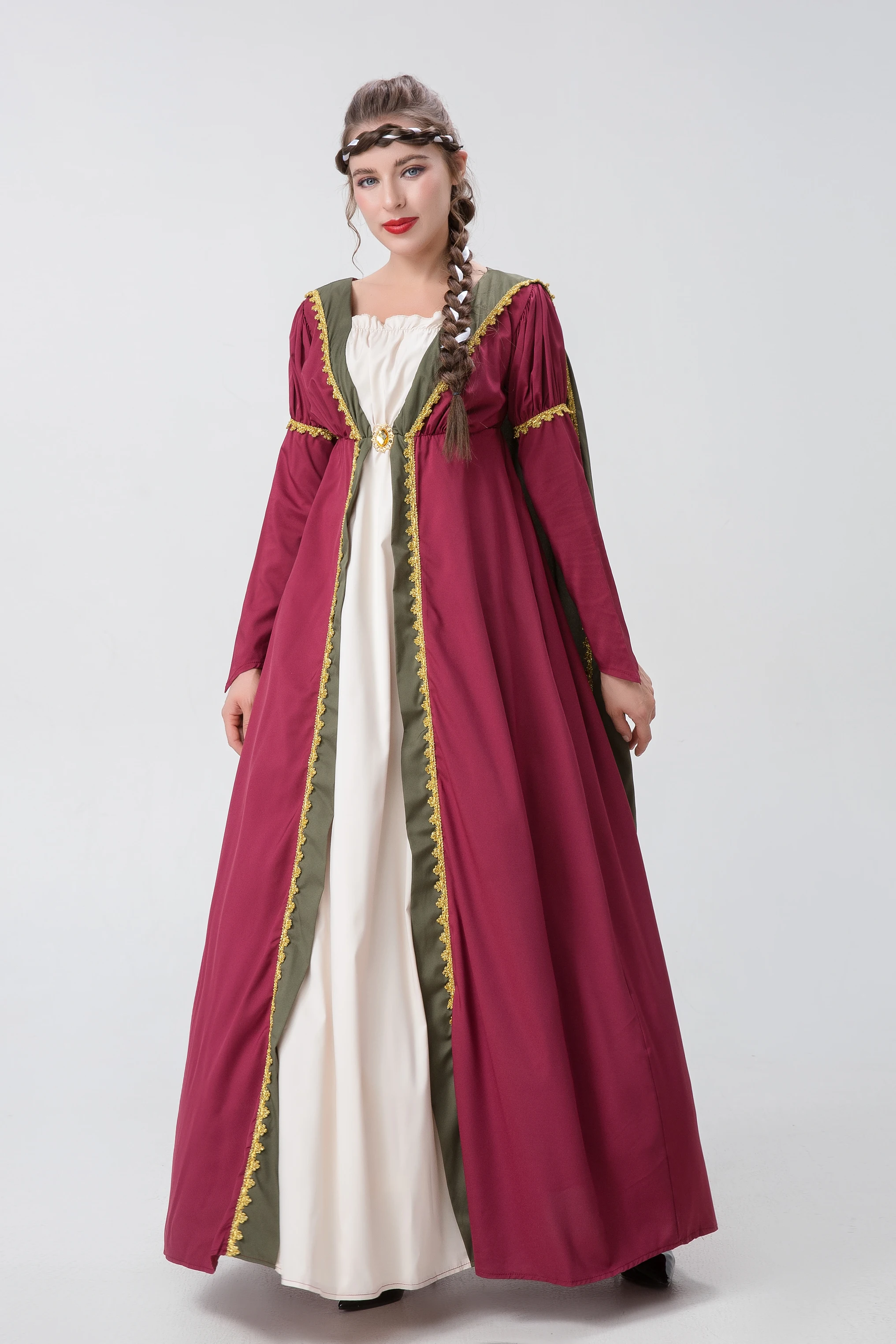 Disfraz-de-la-reina-Victoria-de-la-corte-Medieval-g-tica-de-Halloween ...