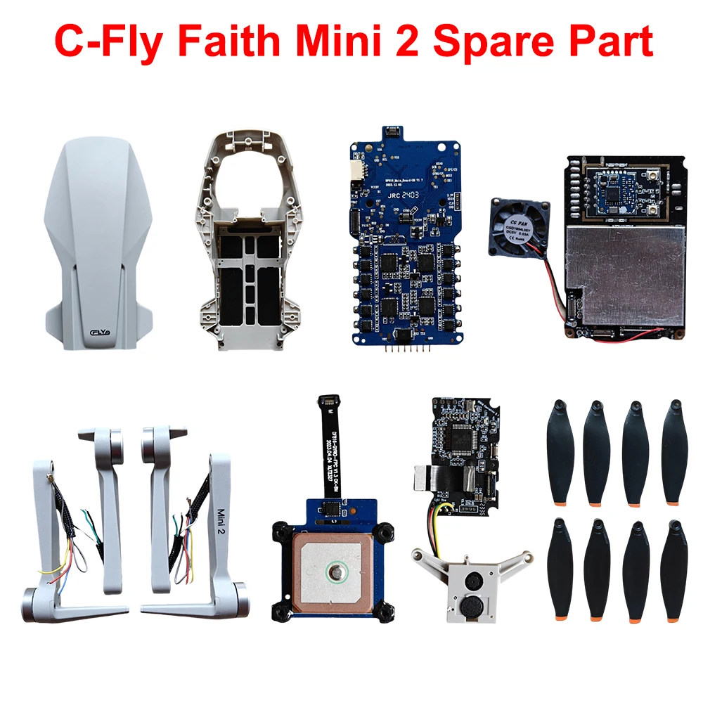C-Fly-Faith-Mini-2-RC-Drone-Spare-Part-Lower-Upper-Shell-Receiver-GPS ...