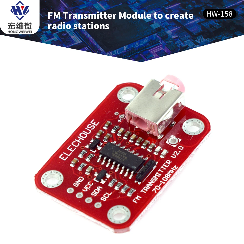 I2C-Interface-FM-Radio-Transmitter-Module-V2-0-Digital-Radio ...