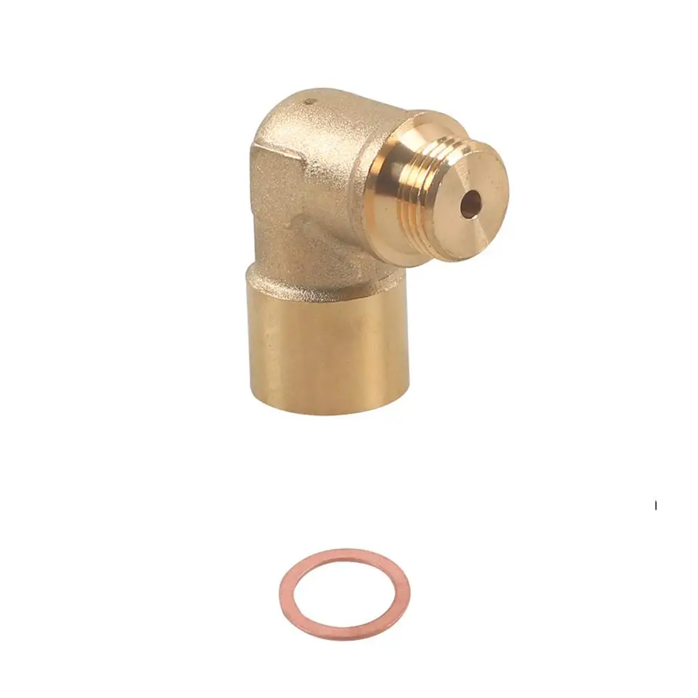 Generic M18 X 1.5 02 Bung Extension O2 Oxygen Sensor Angled Extender ...