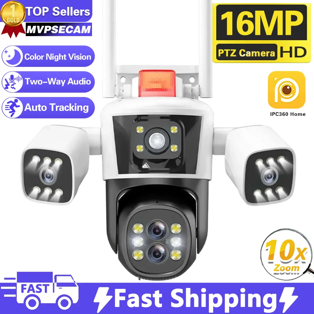 16MP-8K-Security-Protection-Camera-WiFi-Outdoor-10X-Zoom-Four-Lens ...