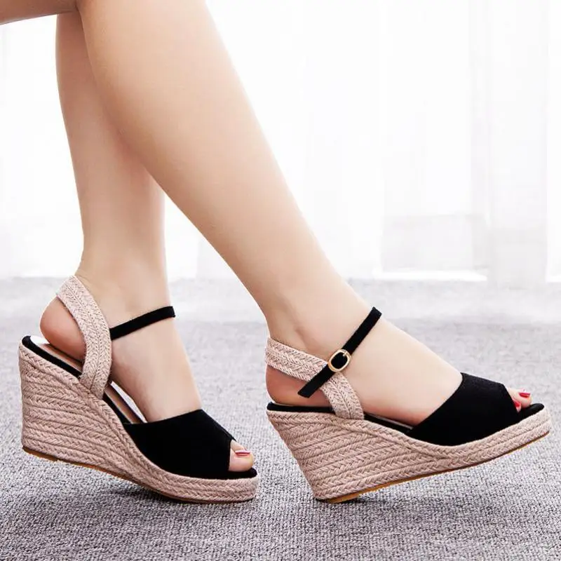 Sandalias-cl-sicas-de-estilo-coreano-para-mujer-zapatos-de-cu-a-de ...