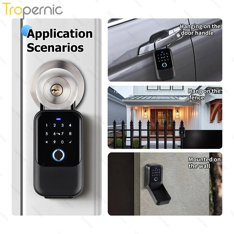 TTlock Smartkey Lock Box Home Key Wireless Smartlock Box Electronic Key ...