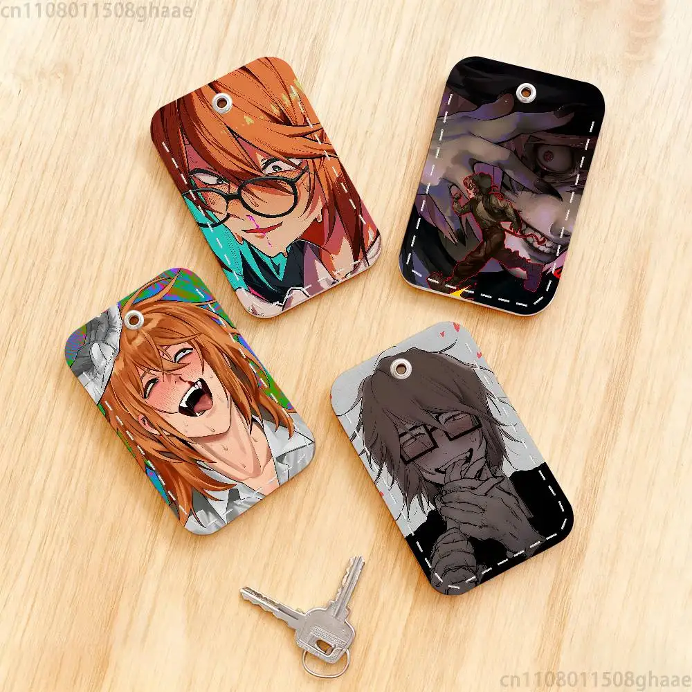 R-Ranfren Anime Keychain Card Holder, Badge Credit Card Holder, Student ...