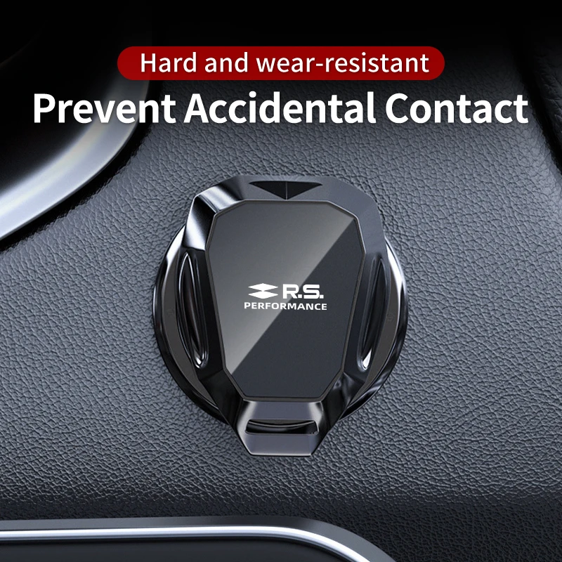 Car Engine Start Stop Switch Button Cover For Renault RS Koleos Arkana ...