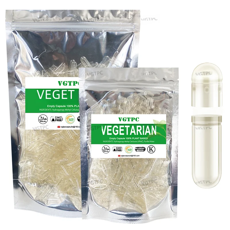 1000PCS-Vegan-Separated-Capsules-Size-000-00-0-Clear-Empty-Gel-Hard ...