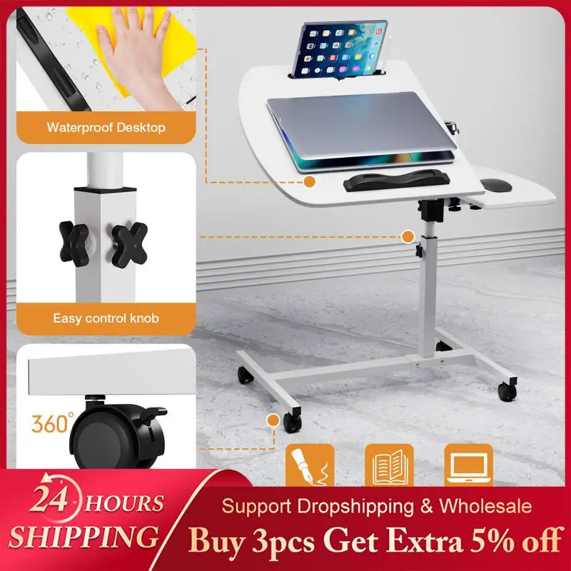 Laptop-Table-Computer-Height-Adjustable-And-Tilting-Office-Desk-With ...