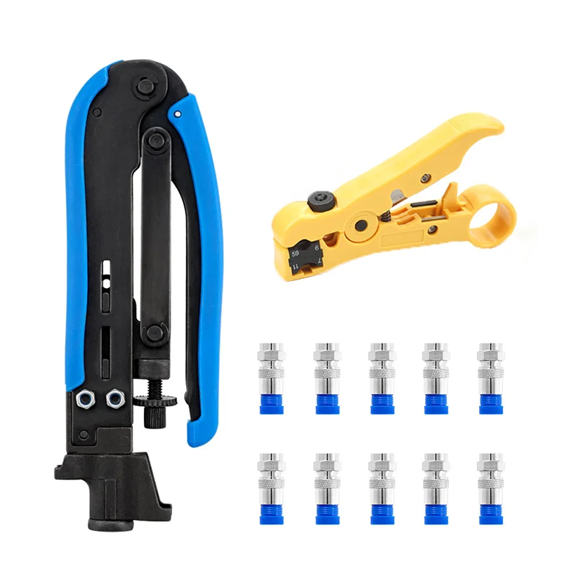 Multitool Wire Stripping Squeezing Pliers Coaxial Cable Cold Press ...