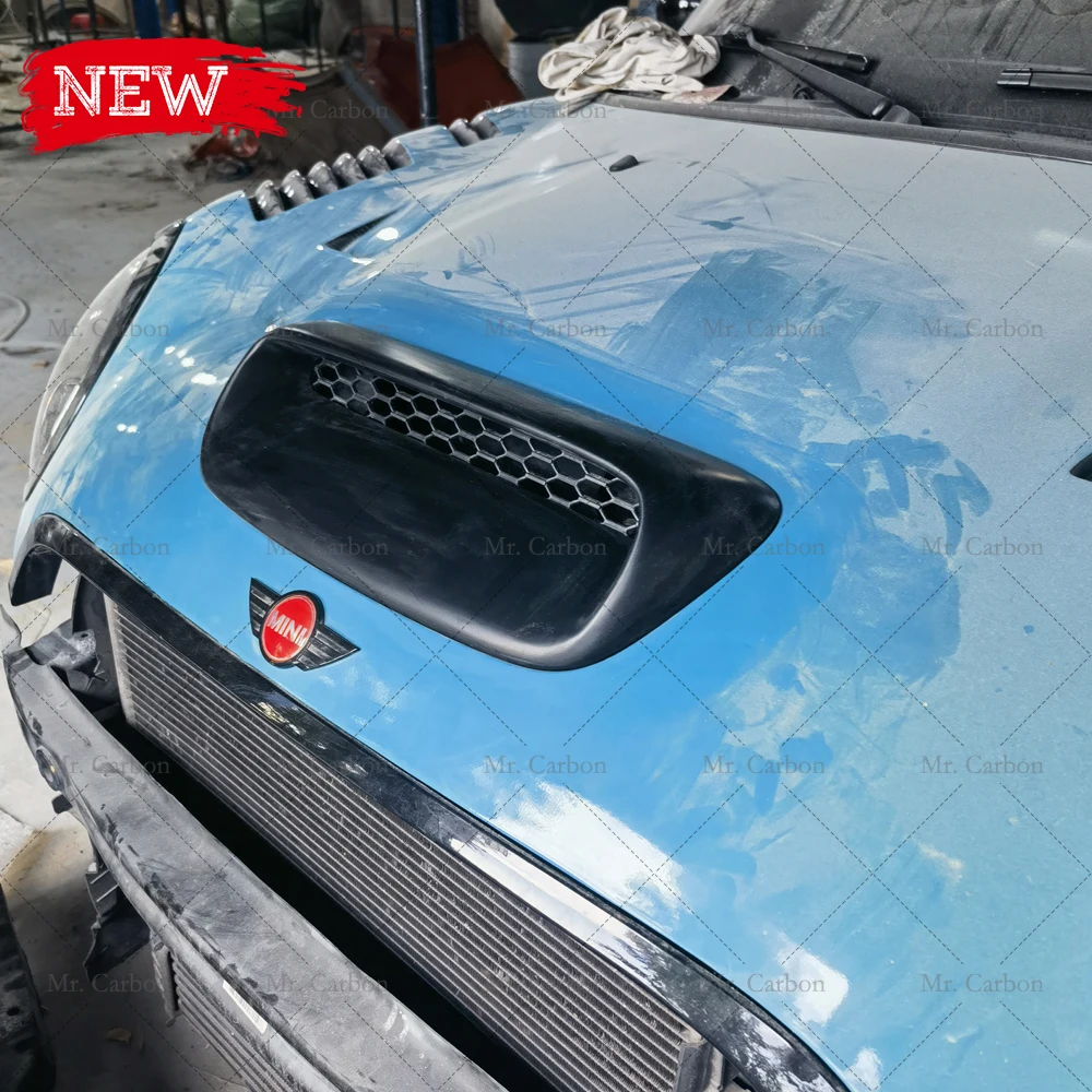 BIG-BONNET-CAP-FOR-MINI-COOPER-S-JCW-R56-CHALLENGER-CARBON-FIBER-GLASS ...