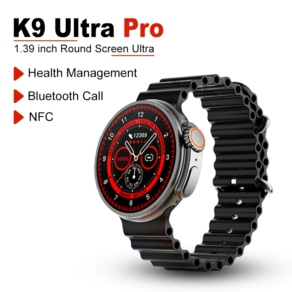 K9-Ultra-Pro-Smart-Watch-1-39inch-Round-Screen-High-Refresh-Frequency ...