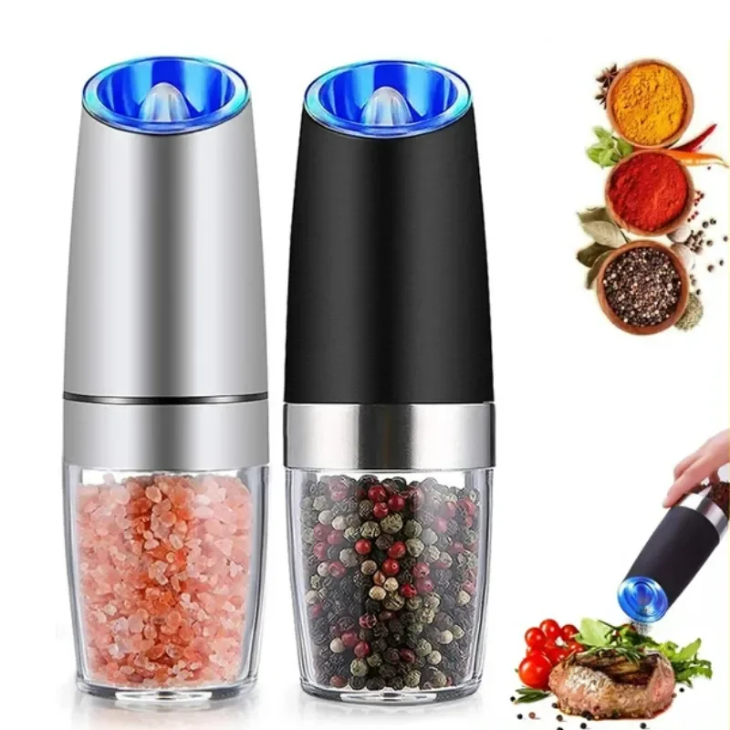 Pepper-Mill-Electric-Herb-Coffee-Grinder-Automatic-Gravity-Induction ...