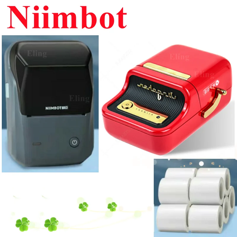 Niimbot Label Printer B1 B21 Portable Handheld Thermal Printer Mini ...