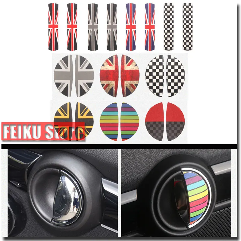 Porta-do-carro-Inner-Handle-Decor-Adesivos-Decalque-para-Mini-Cooper ...