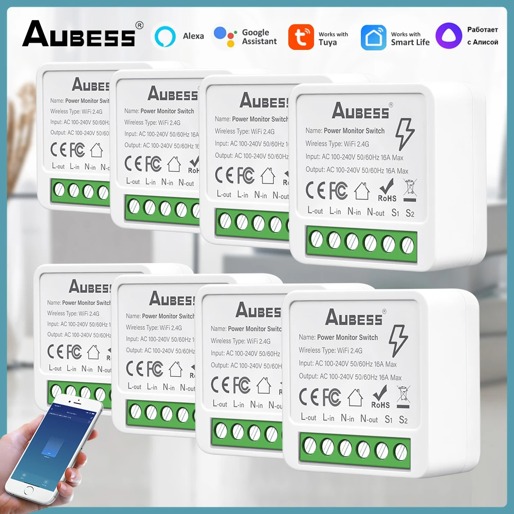 Tuya MINI Wifi And Zigbee Switch DIY 2-way Control Timer Relay ...