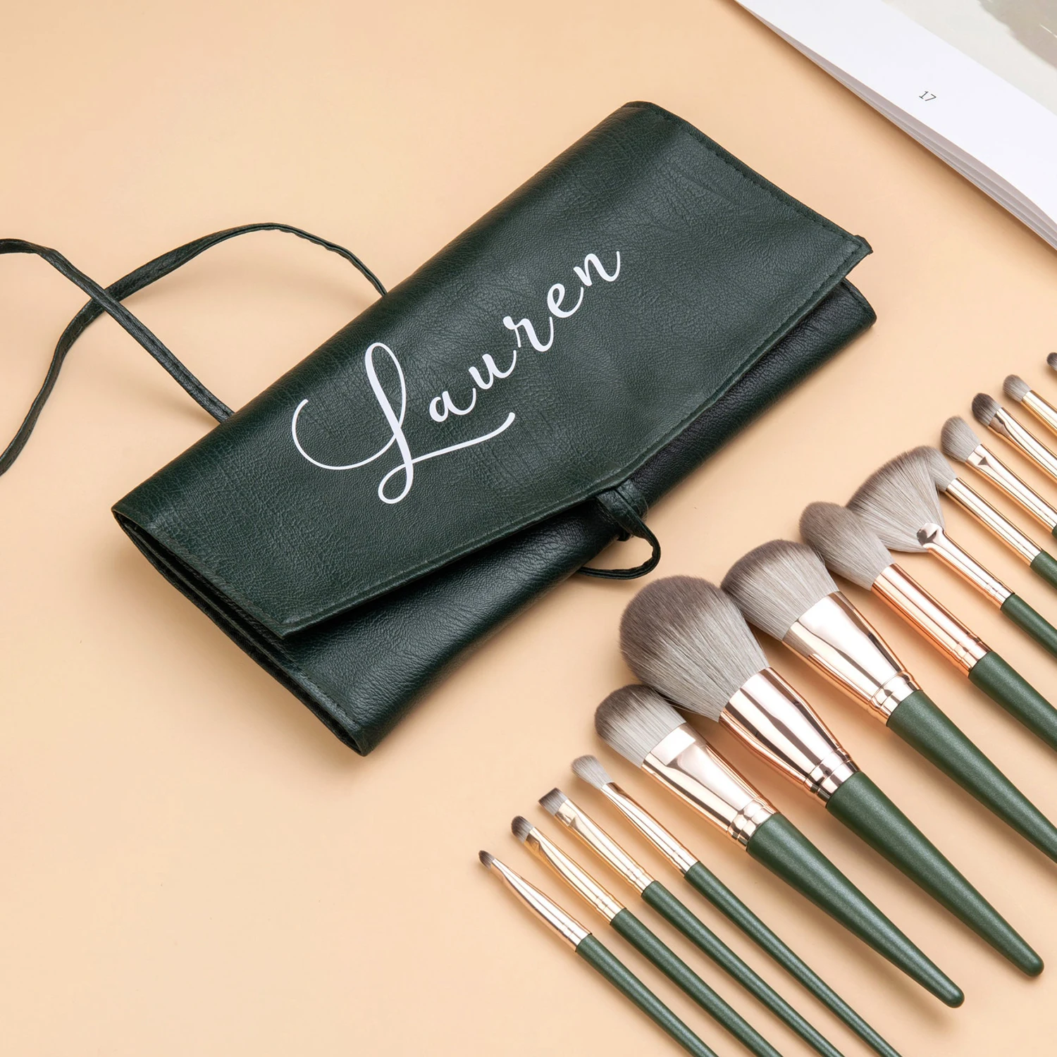 Personalized-Cosmetic-Brushes-Set-Wedding-Bridal-Gifts-Custom-Travel ...