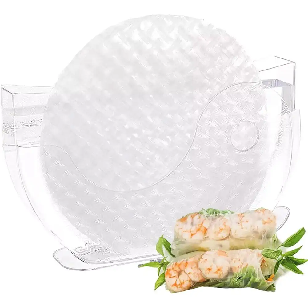Plastic-Rice-Paper-Wrappers-Spring-Roll-Water-Tools-Creative-Water-Box ...