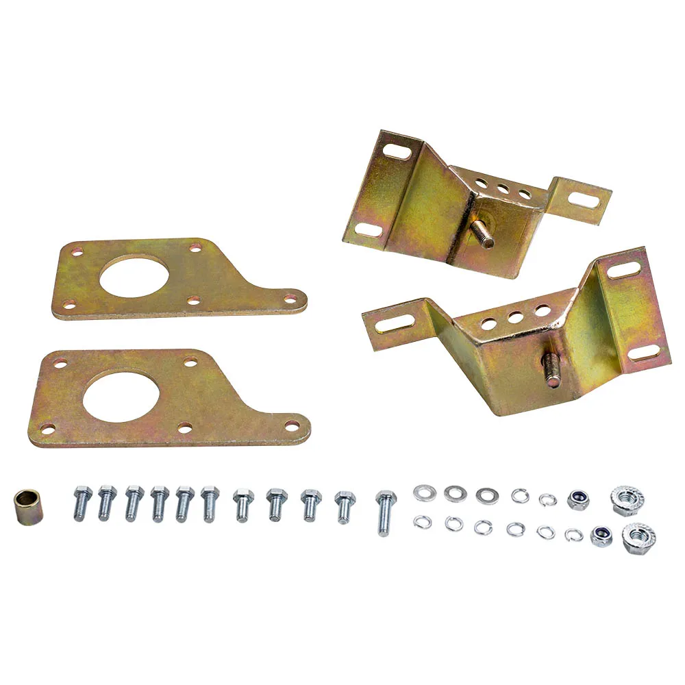Swap-Adapter-Plates-w-4-6-Solid-Motor-Mount-for-Ford-Mustang-1979-2004 ...