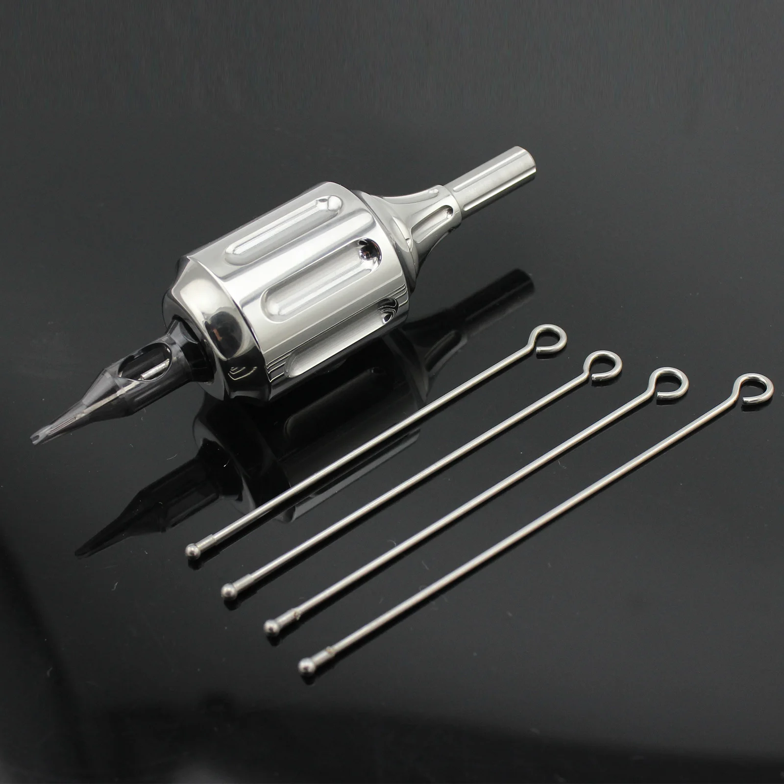 Cartridge Tattoo Grips-CNC 316L Stainless Steel Heavy Adjustable ...